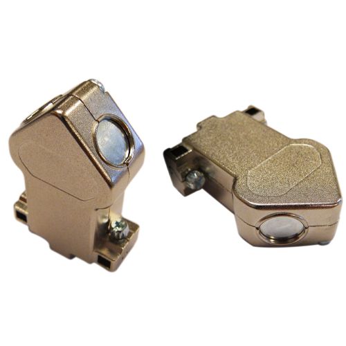 Dual Entry D-Sub Backshell | 45° | NorComp