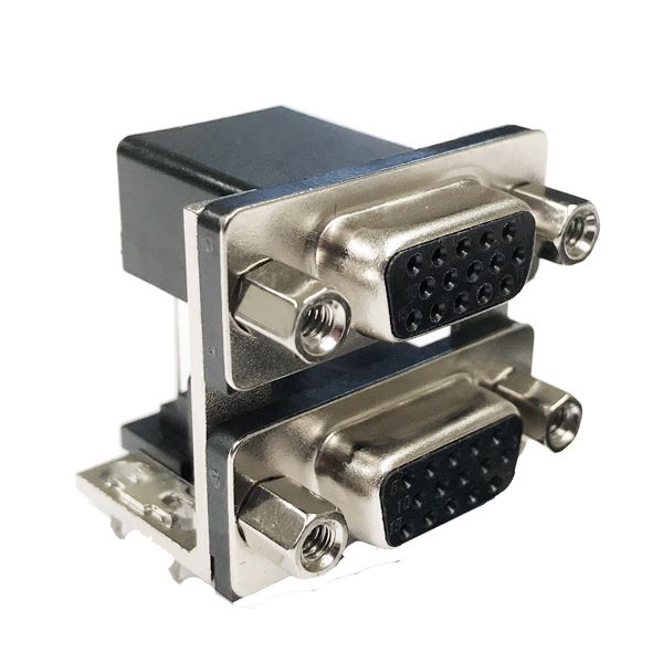 D-Sub Dualport Right Angle | .750" Centers | 178 Series | NorComp