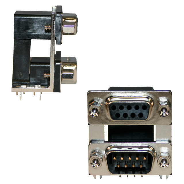 Right Angle Dual Port D-Sub | .750" Centers | 178 Series | NorComp